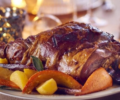 Gigot d’agneau au foie gras et au pain d’épices – Boucher de France