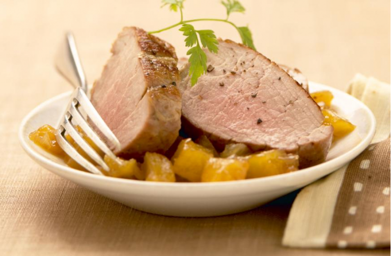 Filet mignon de porc au chutney d’ananas – Boucher de France